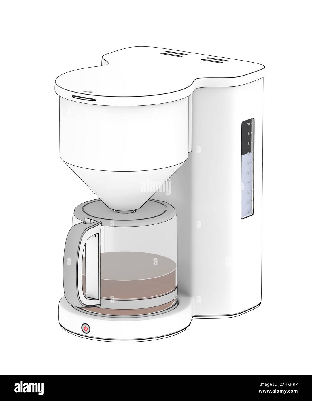 White drip coffee maker hi-res stock photography and images - Alamy