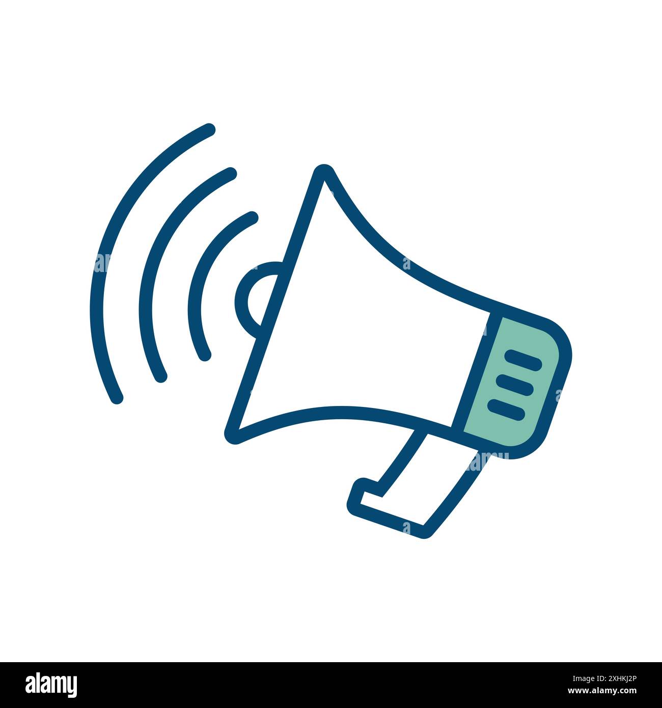 megaphone icon vector design template in white background Stock Vector ...