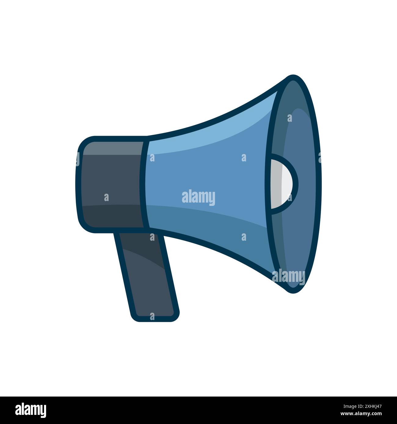 megaphone icon vector design template in white background Stock Vector ...