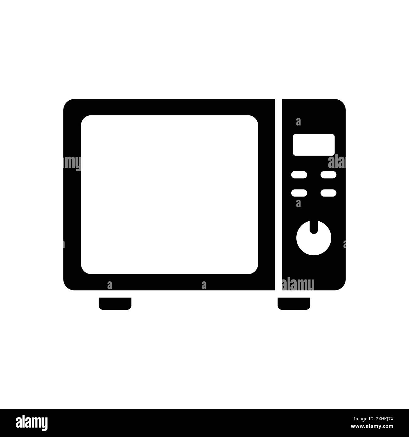 Toaster icon in flat Cut Out Stock Images & Pictures - Alamy