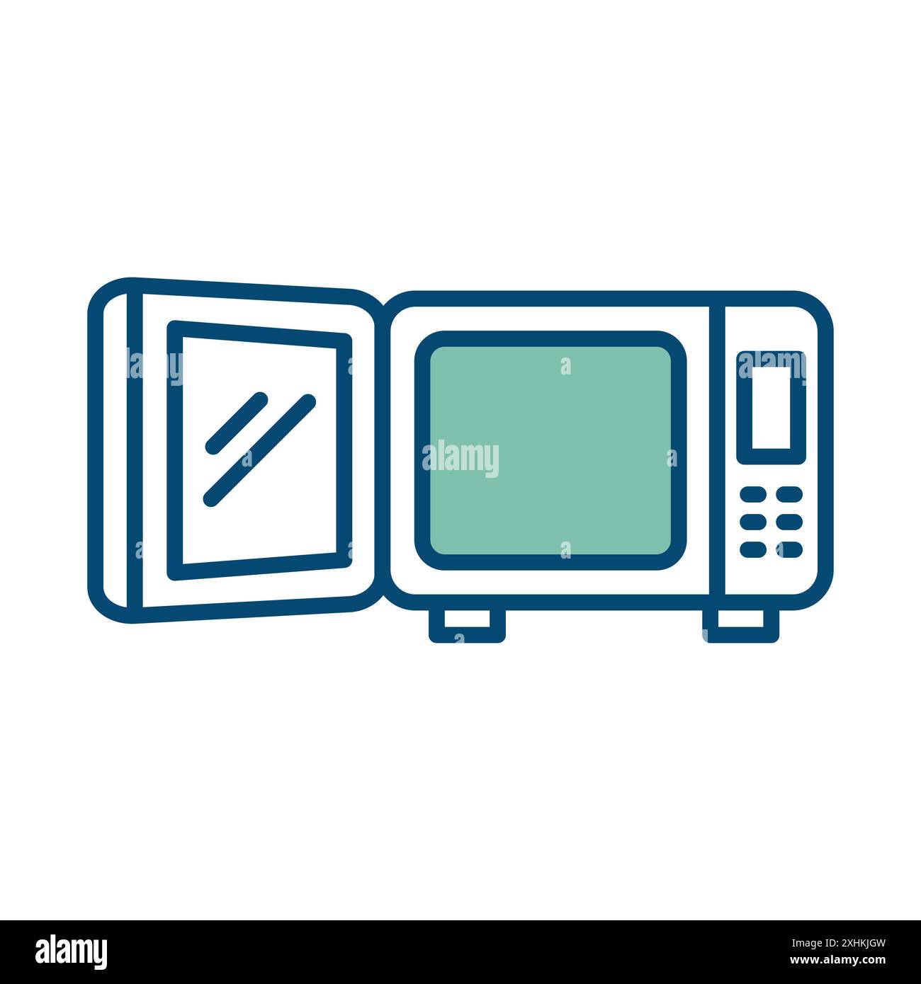 microwave icon vector design template in white background Stock Vector ...