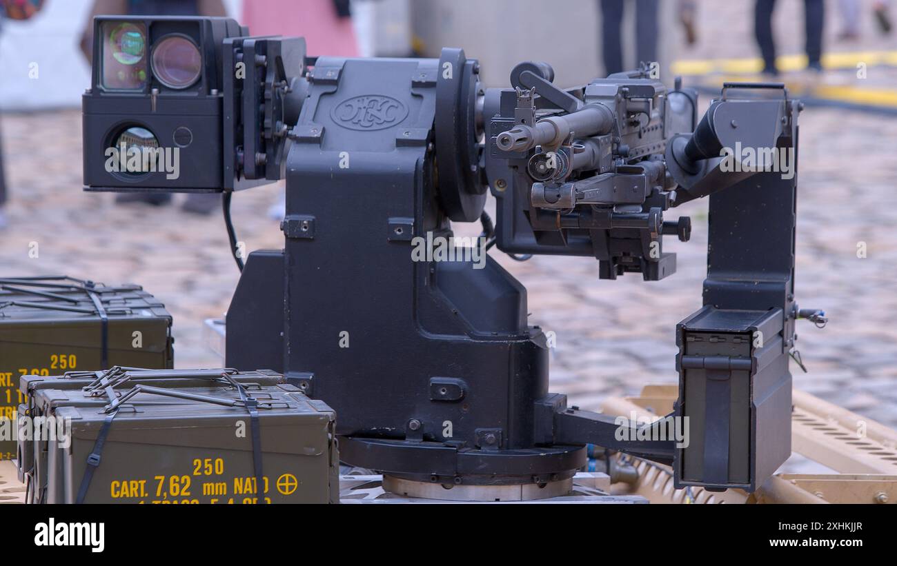 Gun Turret On Robotic Car Stock Photo - Alamy
