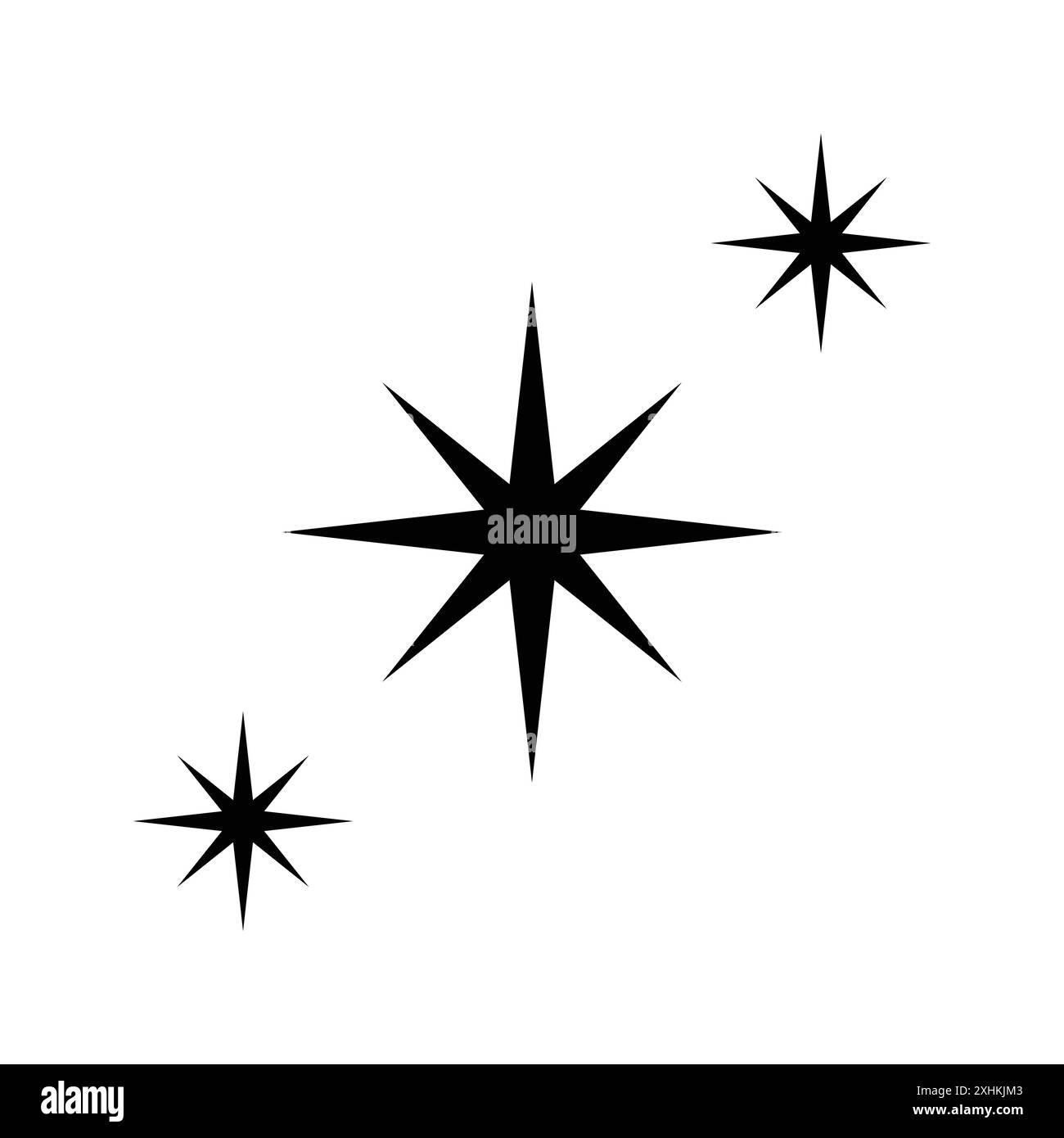 north star icon vector design template in white background Stock Vector ...
