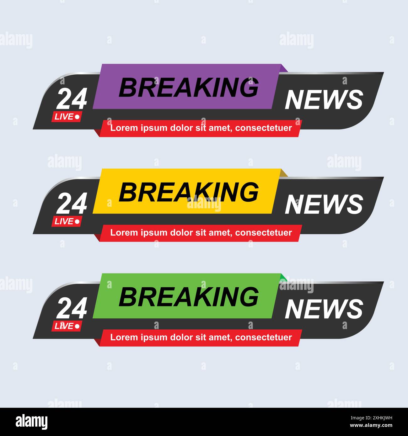 Breaking news design Stock Vector Images - Alamy