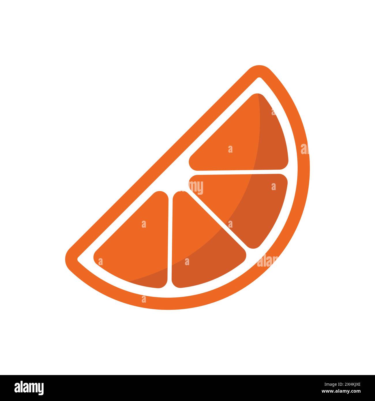 orange fruit icon vector design template in white background Stock ...