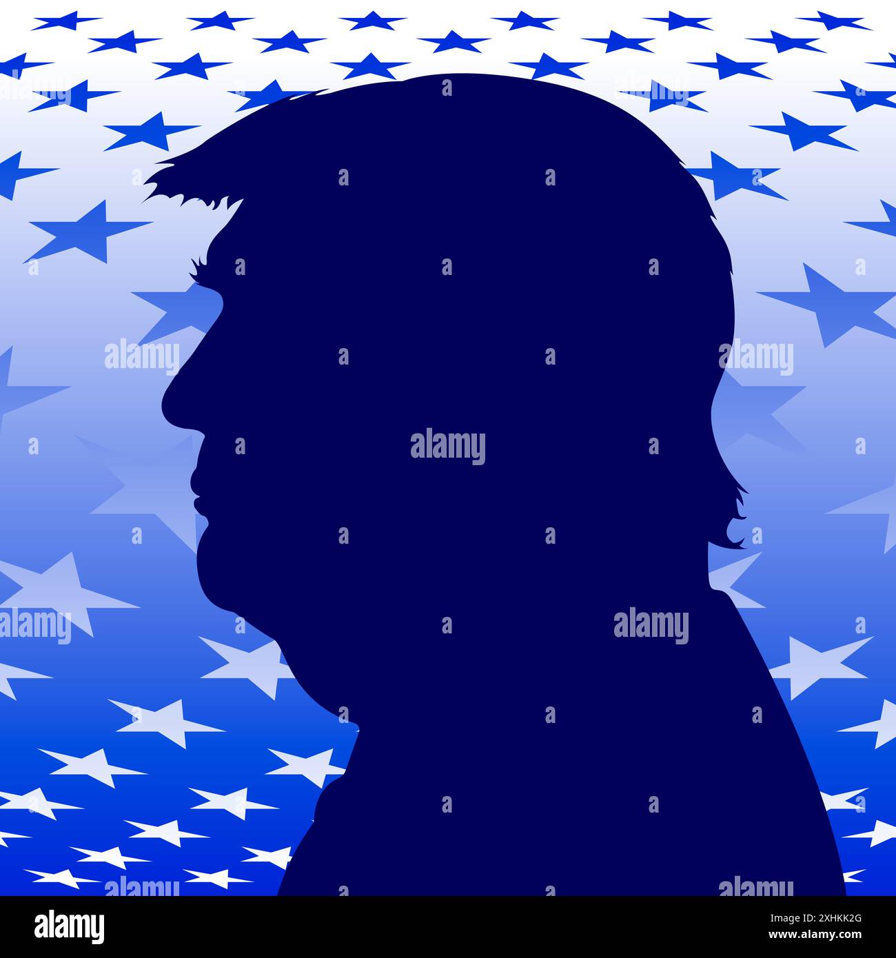 2024 donald trump campaign emblem hi-res stock photography and images ...