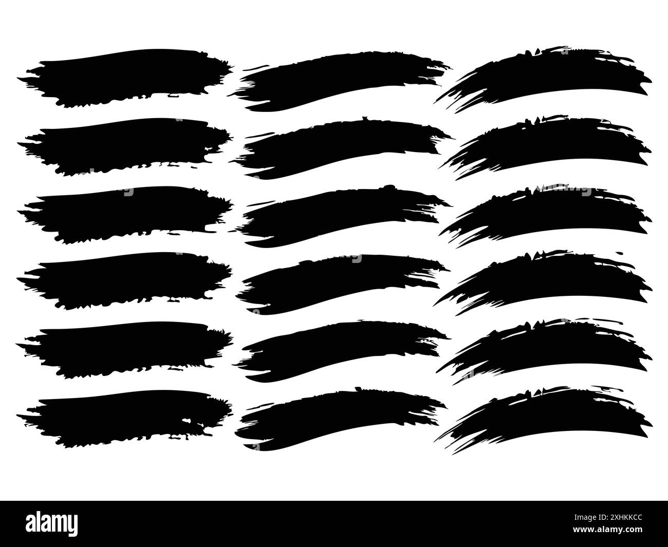 Painted grunge texture Set Different types on white background Stock ... Painted grunge texture Set Different types on white background Stock ...