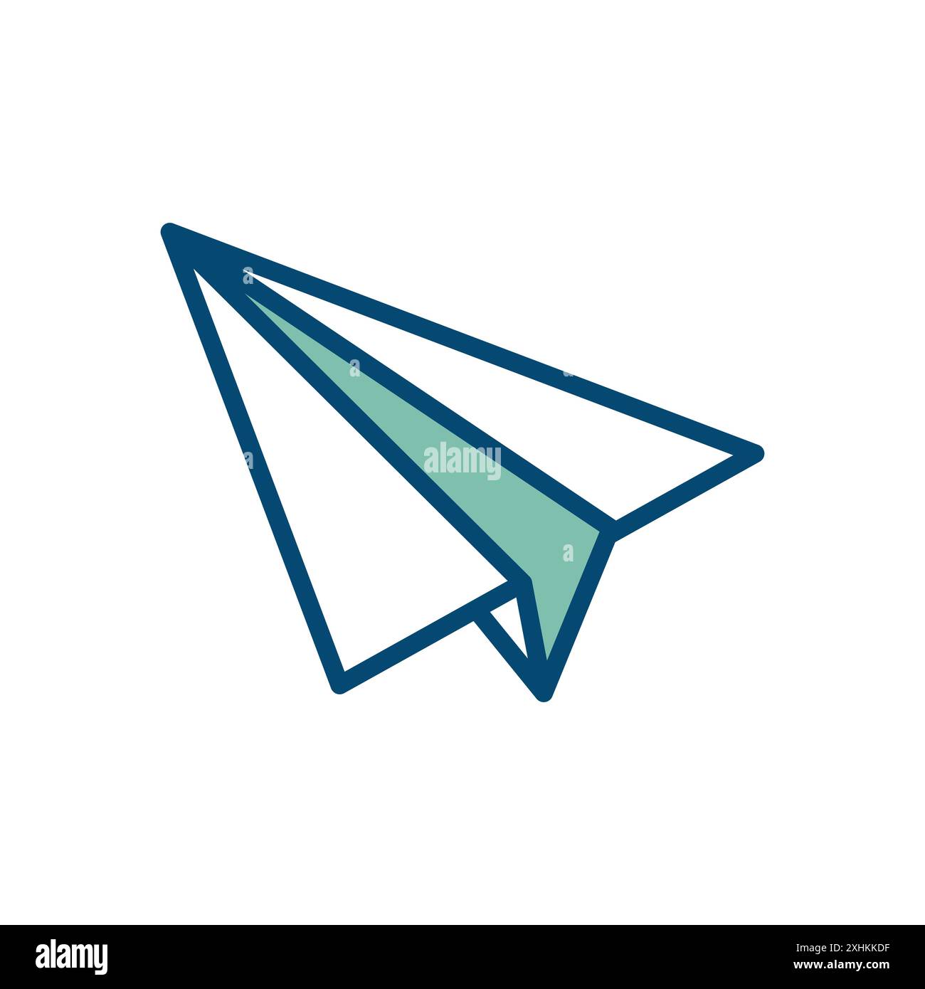 paper plane icon vector design template in white background Stock ...