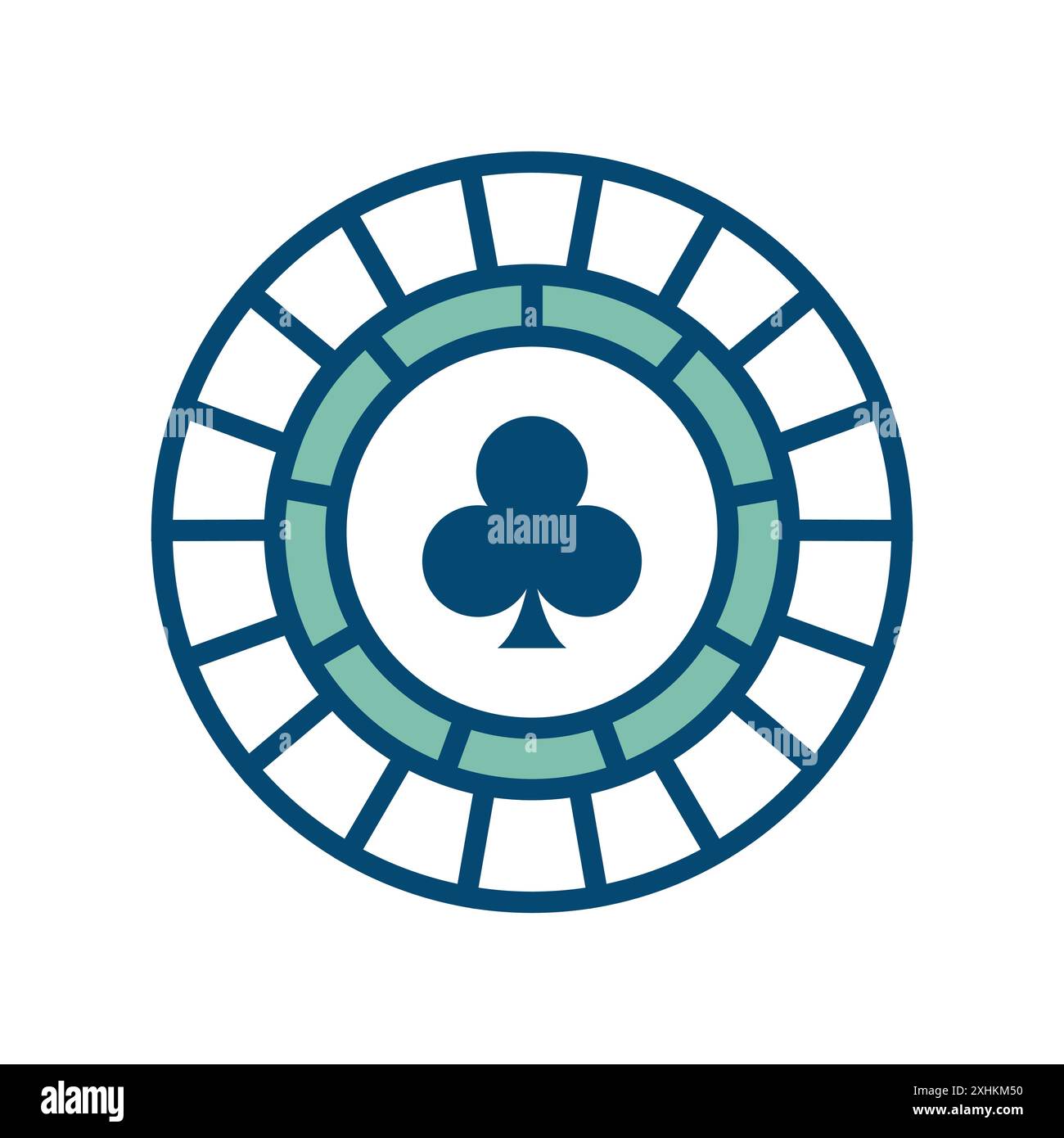 poker chip icon vector design template in white background Stock Vector ...