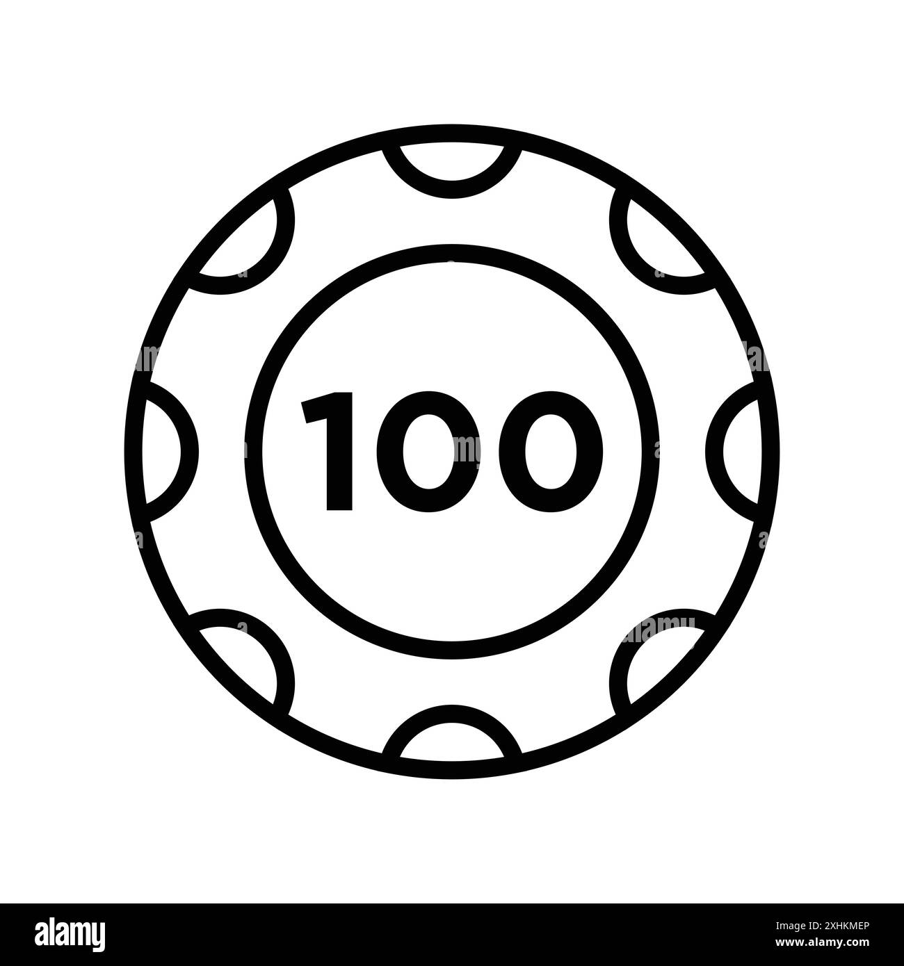 Poker chips illustration Black and White Stock Photos & Images - Alamy