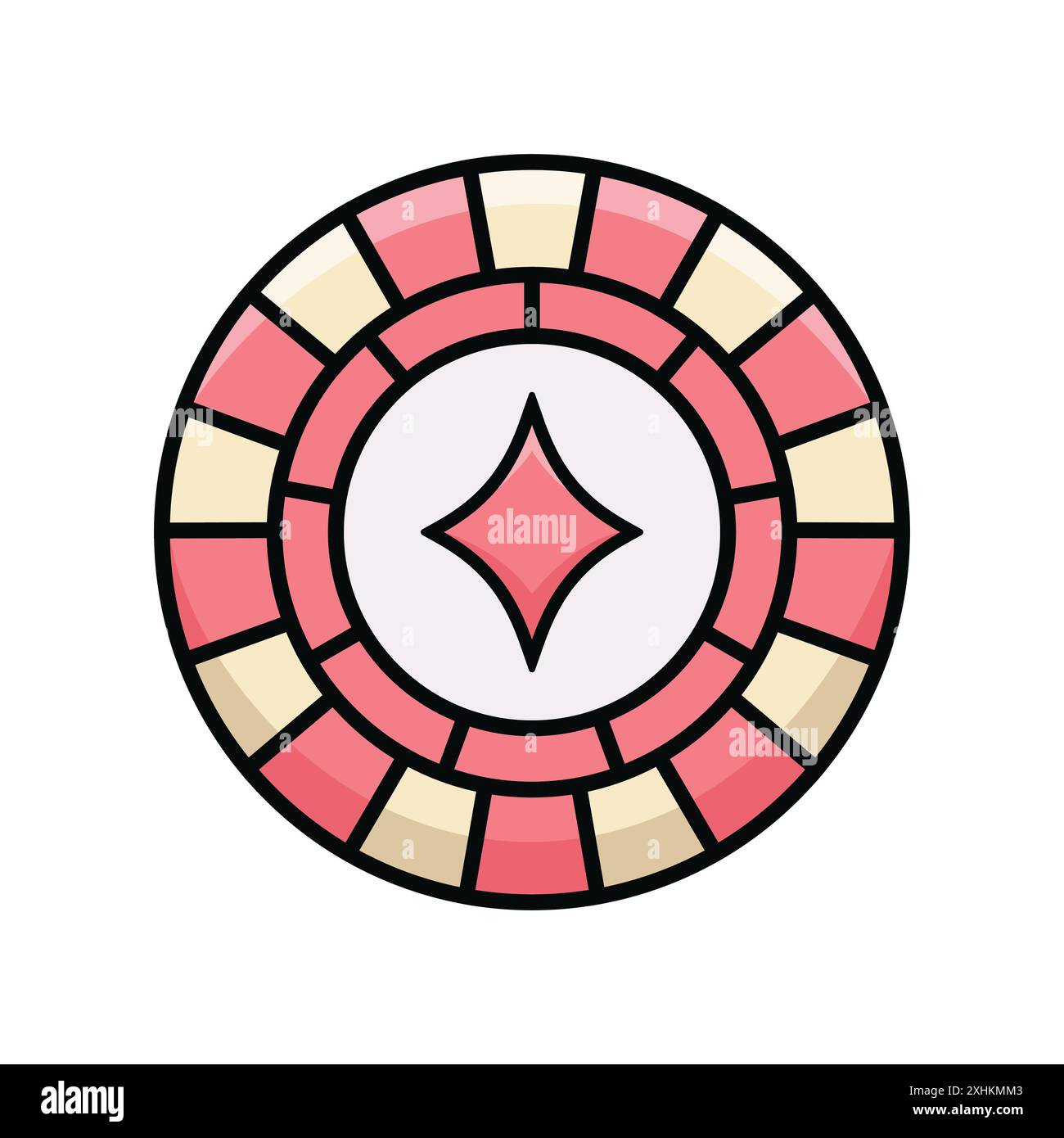Poker chip vector vectors hi-res stock photography and images - Alamy