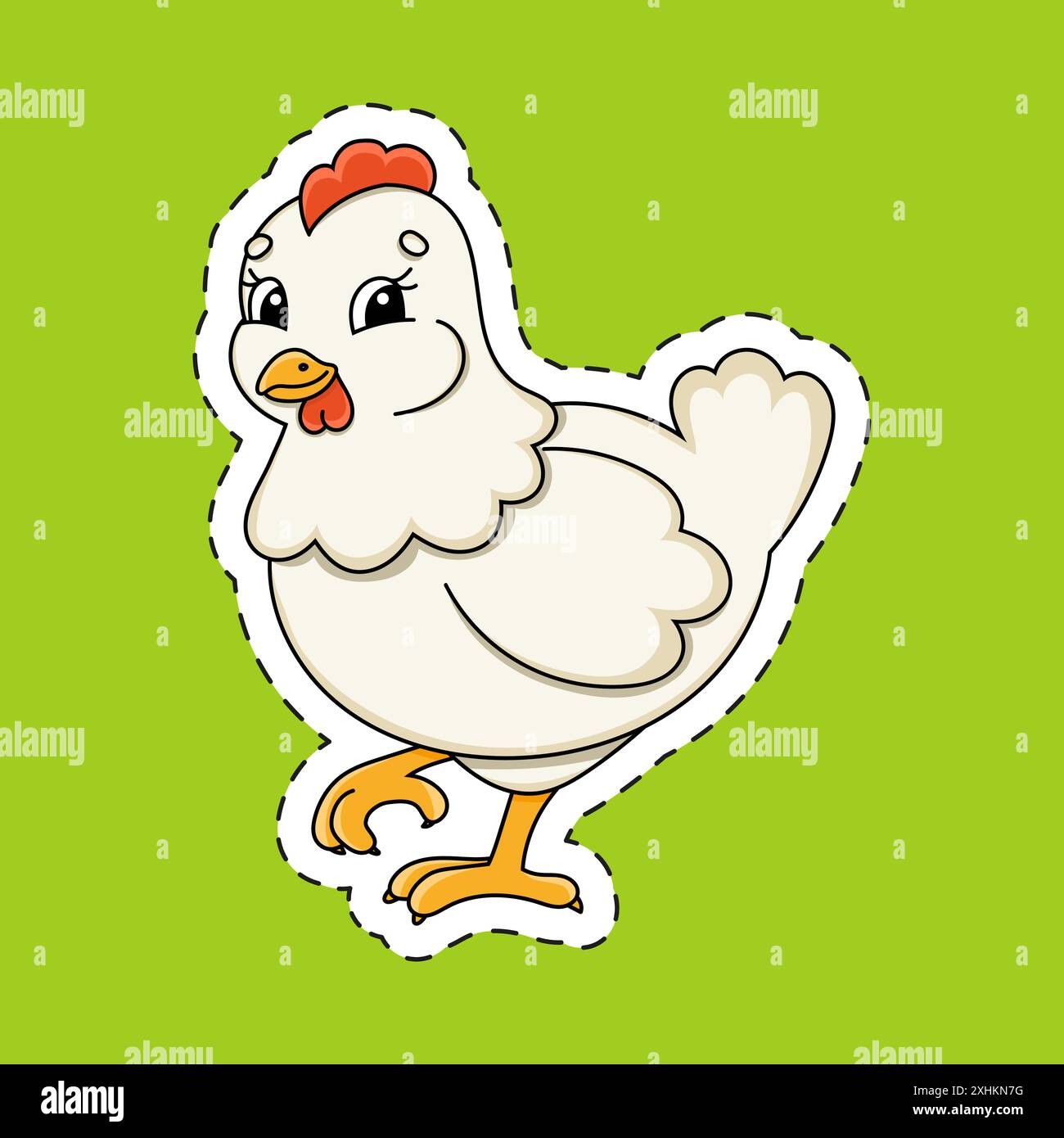 Hen cartoon hi-res stock photography and images - Alamy