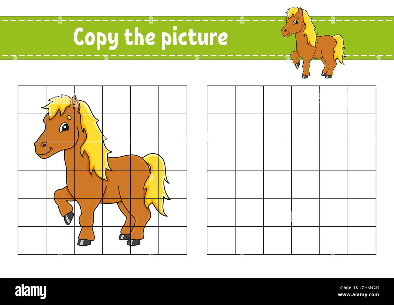 Copy the picture. Coloring book pages for kids. Education developing ...