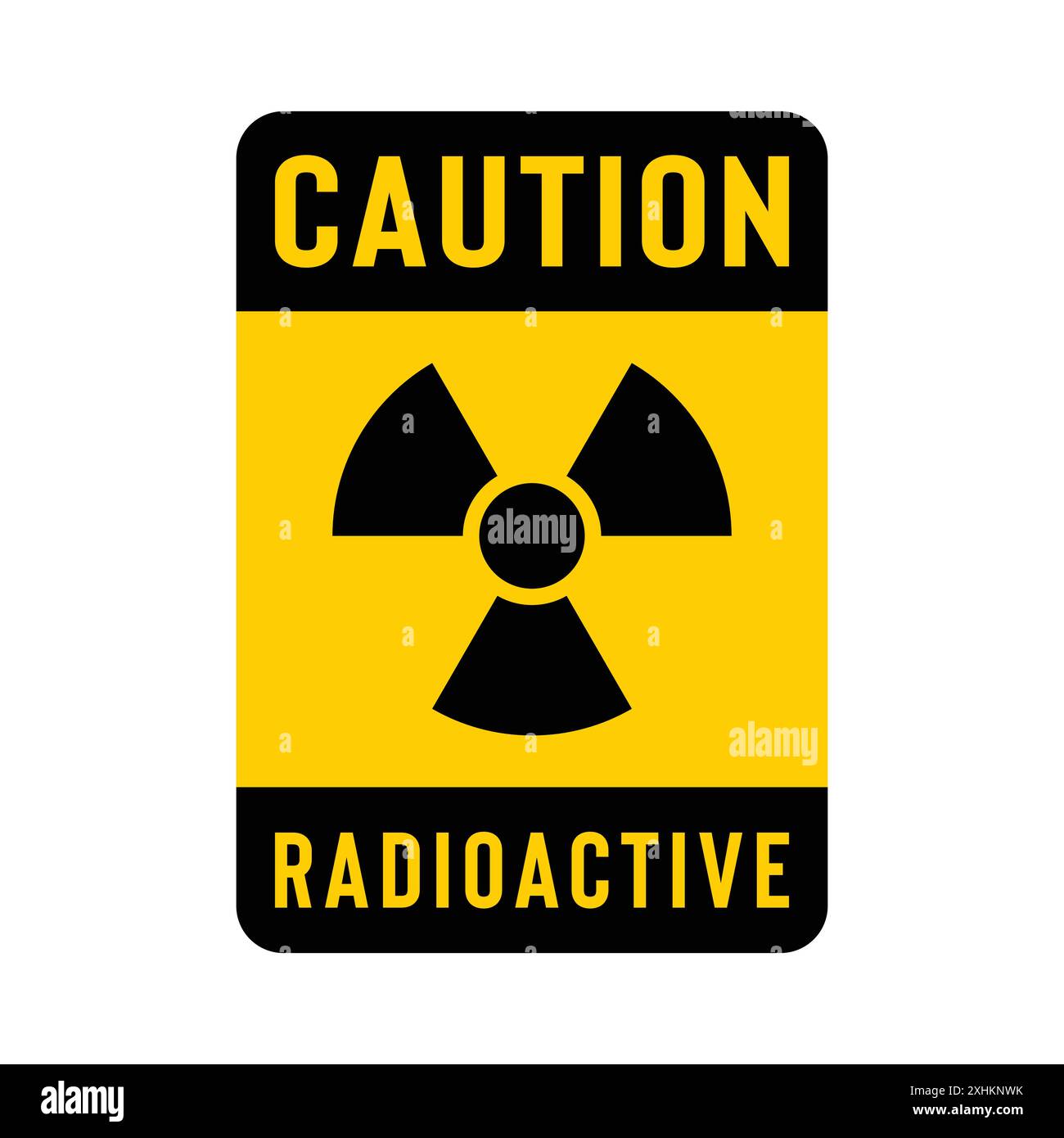 radiation - nuclear warning sign icon vector design template in white ...