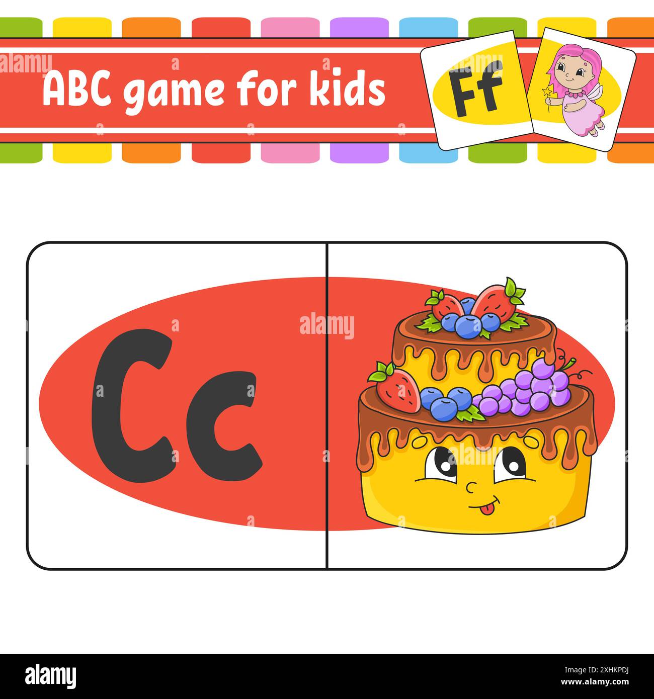 ABC flash cards. Alphabet for kids. Learning letters. Education ...