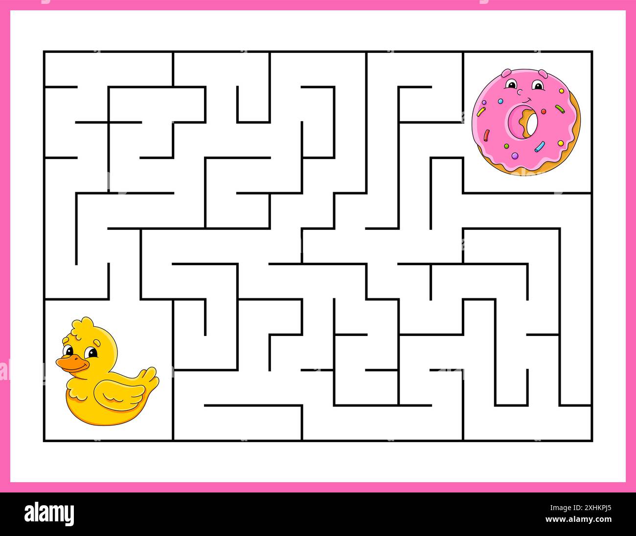 Duck maze Stock Vector Images - Alamy