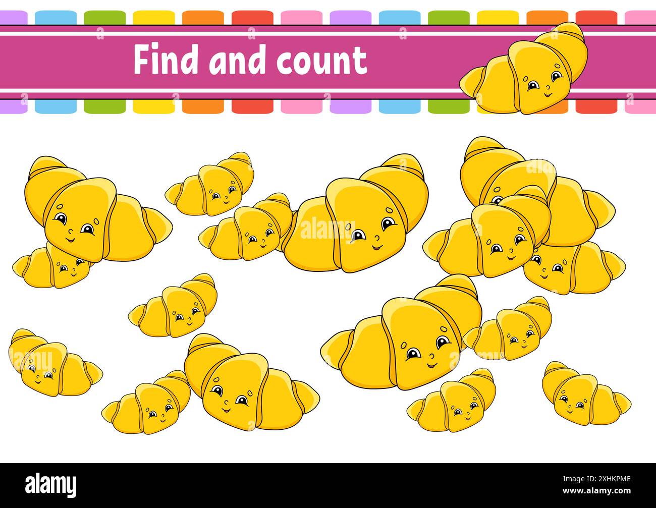 Find and count. Education developing worksheet. Activity page. Puzzle ...
