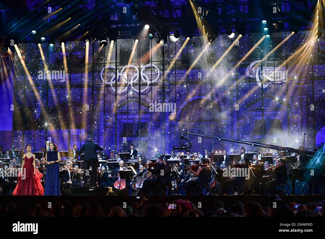 Paris, France. 14th July, 2024. Egyptian Soprano Fatima Said performs ...