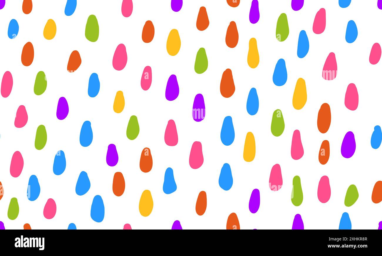 Colorful simple seamless pattern with small dashes on white background ...