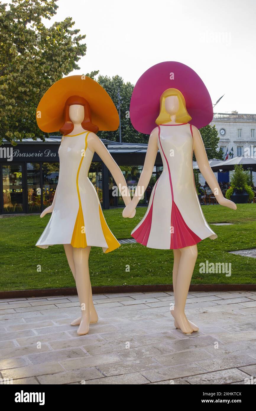 France, Charente Maritime, Rochefort, Les demoiselles de Rochefort, 3 ...