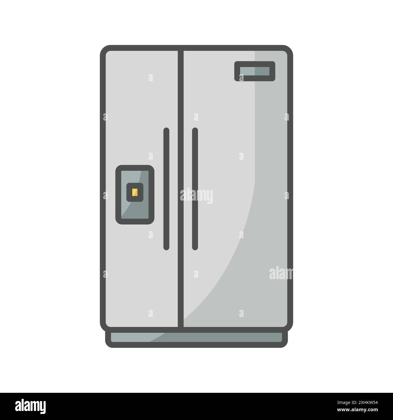 refrigerator icon vector design template in white background Stock ...