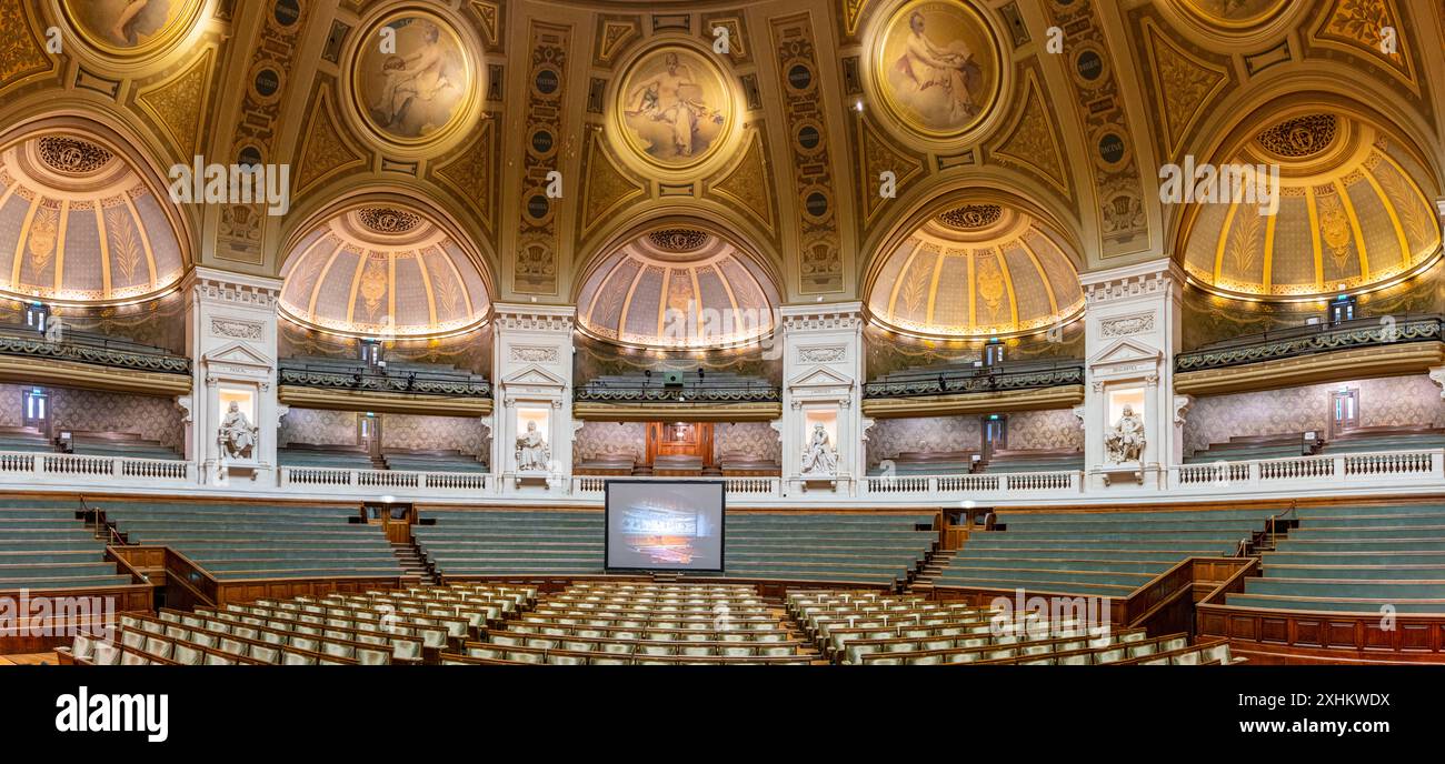 France, Paris, Sorbonne University, the Richelieu amphitheater Stock ...