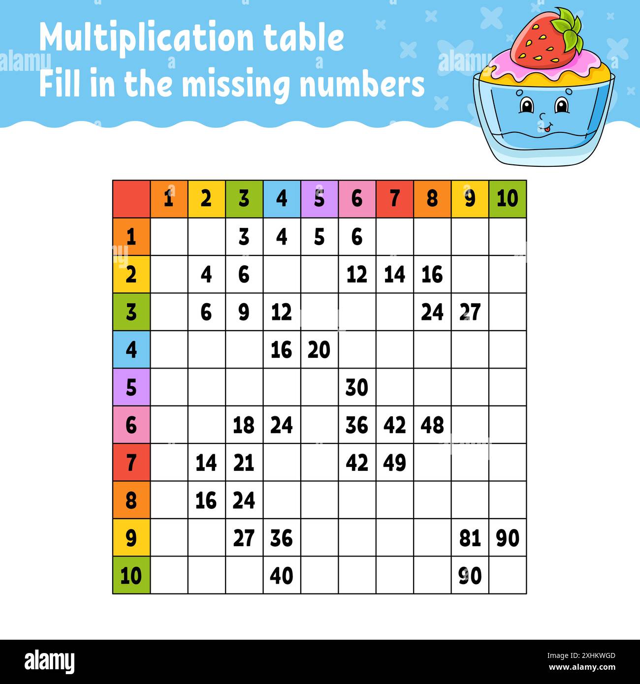 Multiplication table practice hi-res stock photography and images - Alamy
