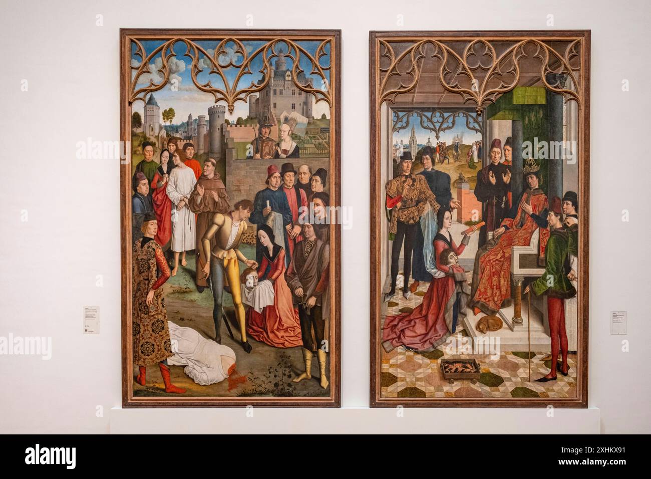 Belgium, Brussels, Place Royale, Royal Museum of Fine Arts, Dirk Bouts ...