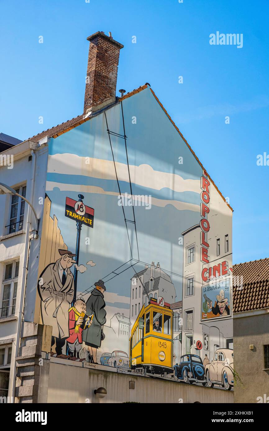 Comic book wall mural hi-res stock photography and images - Alamy
