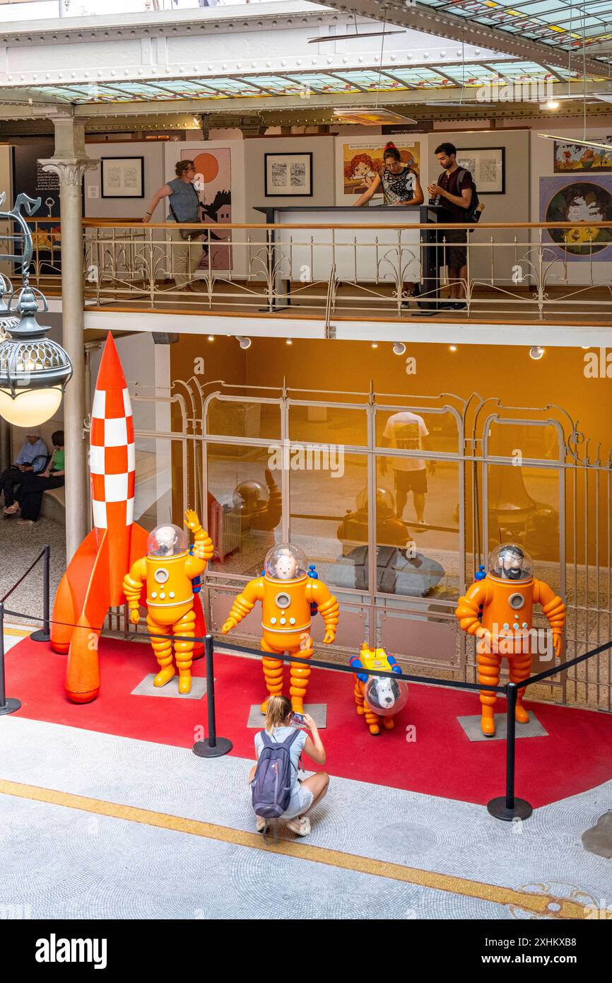 Belgium, Brussels, Rue des Sables, Belgian Comic Strip Center (Comic ...