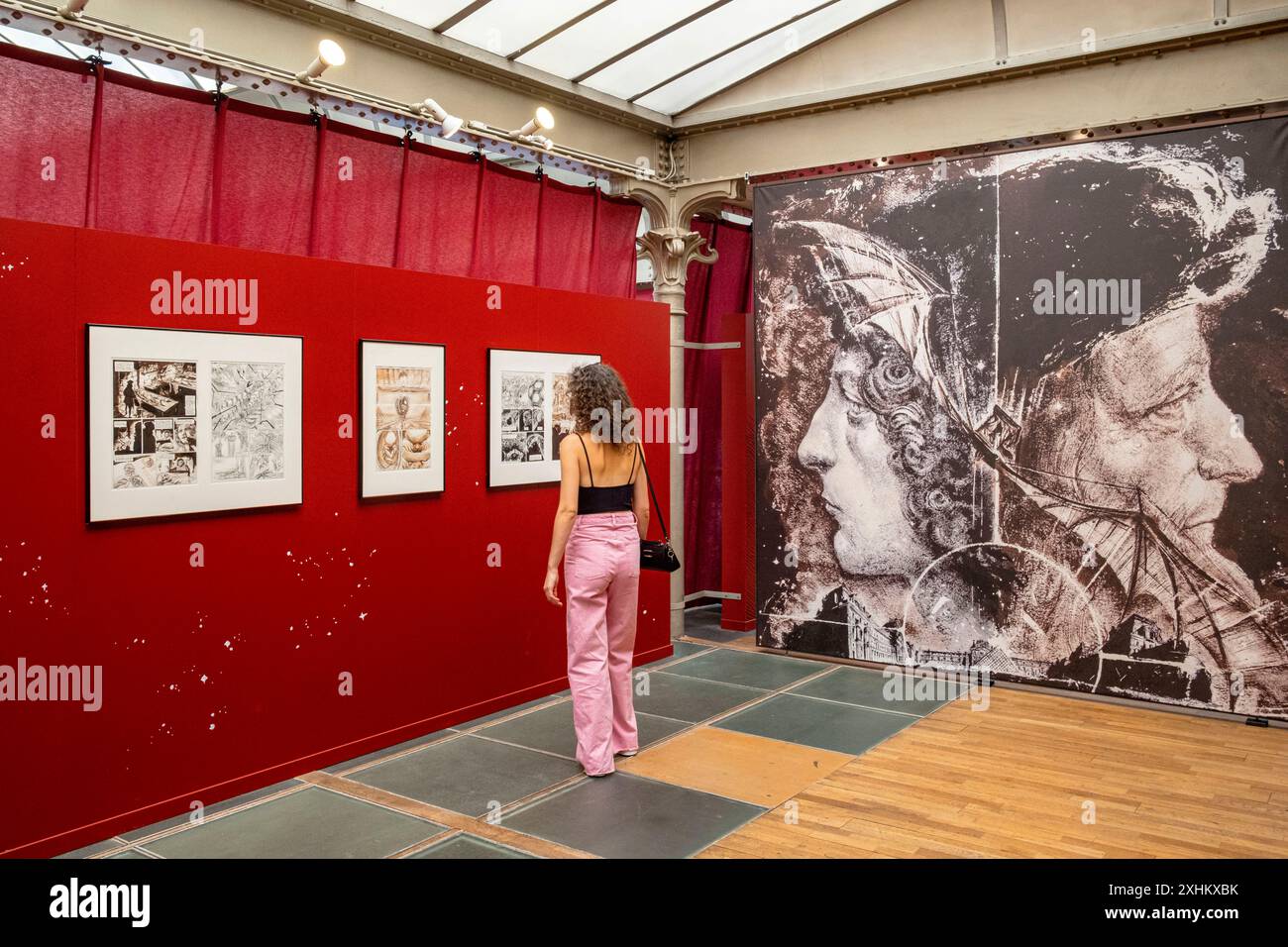 Belgium Brussels Rue Des Sables Belgian Comic Strip Center Comic Strip Museum Installed In