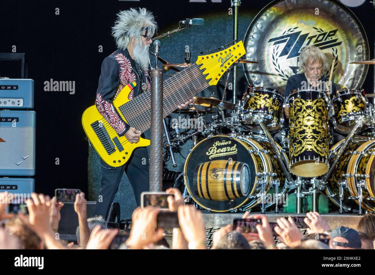 Elwood Francis und Frank Beard von ZZ Top live beim Sommerfestival 2024 ...
