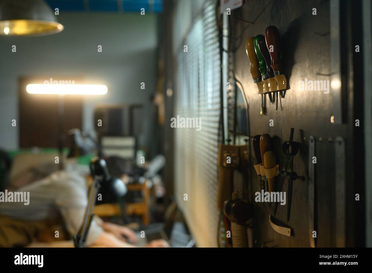 Artistic arrangement of various tools hi-res stock photography and ...
