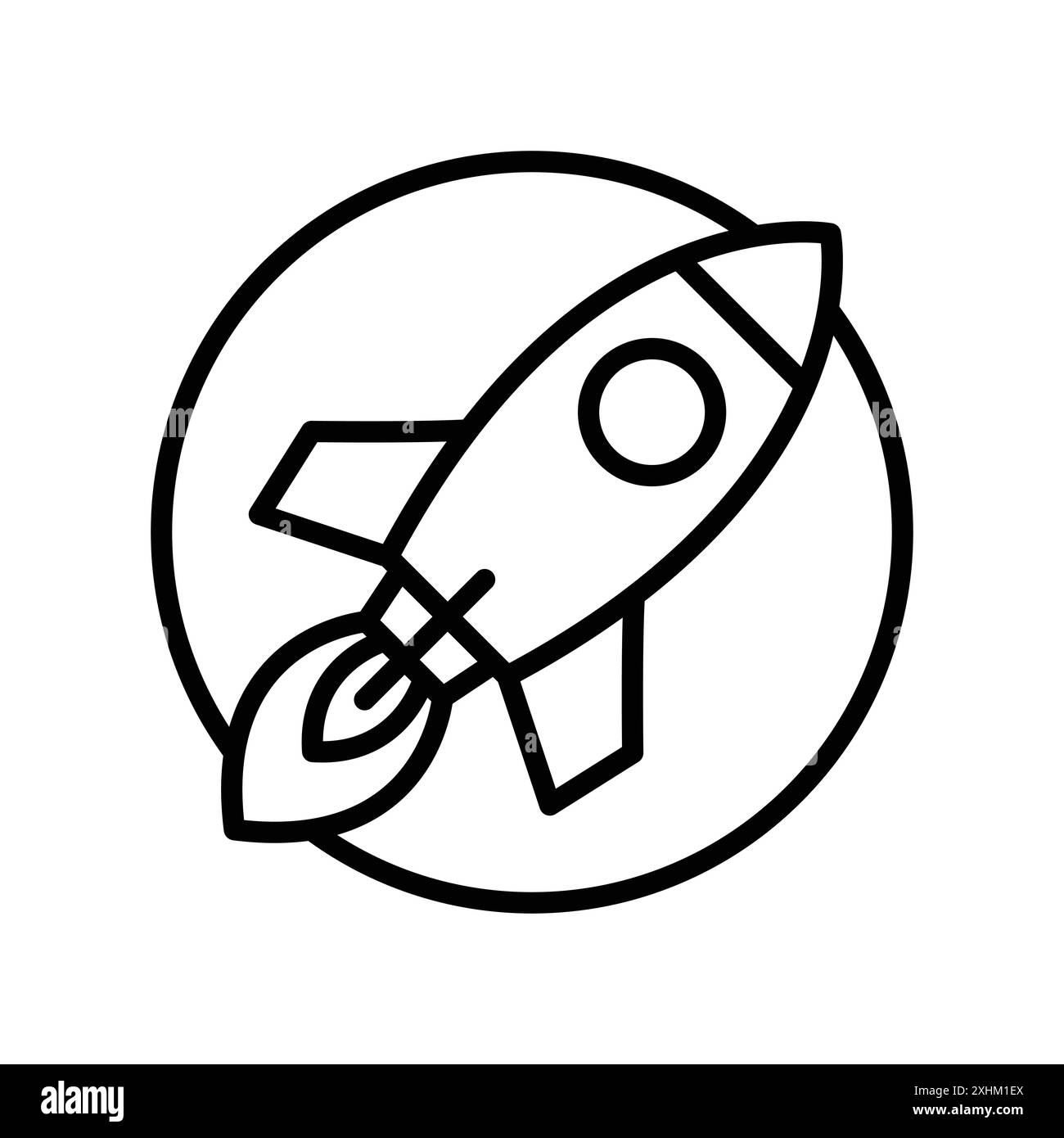 rocket icon vector design template in white background Stock Vector ...