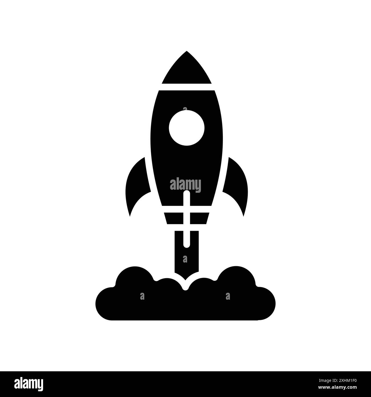 rocket icon vector design template in white background Stock Vector ...