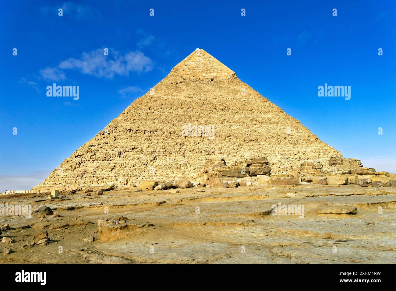 Egypt, Cairo, Giza, listed as World Heritage by UNESCO, the Khafra ...