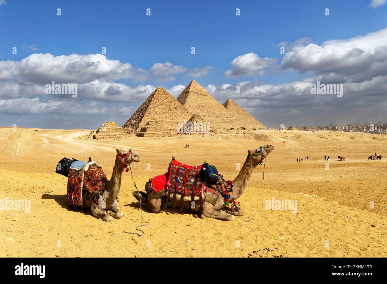 Egypt, Cairo, Giza, listed as World Heritage by UNESCO, Menkaure ...