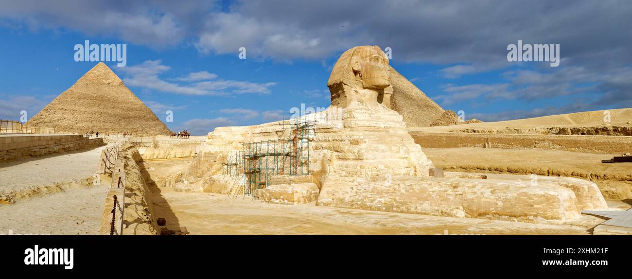 Egypt, Cairo, Giza, listed as World Heritage by UNESCO, the Sphinx in ...