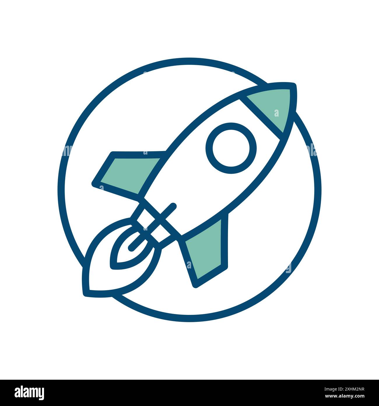 rocket icon vector design template in white background Stock Vector ...