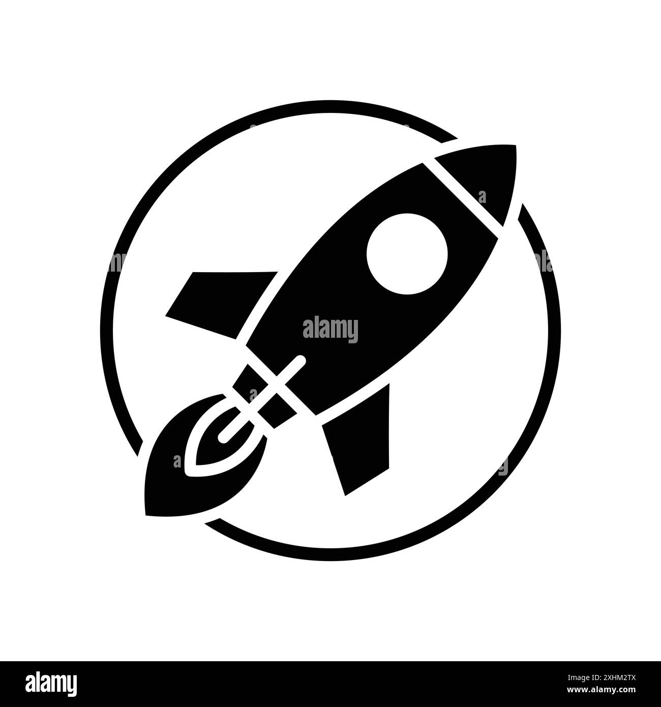 rocket icon vector design template in white background Stock Vector ...