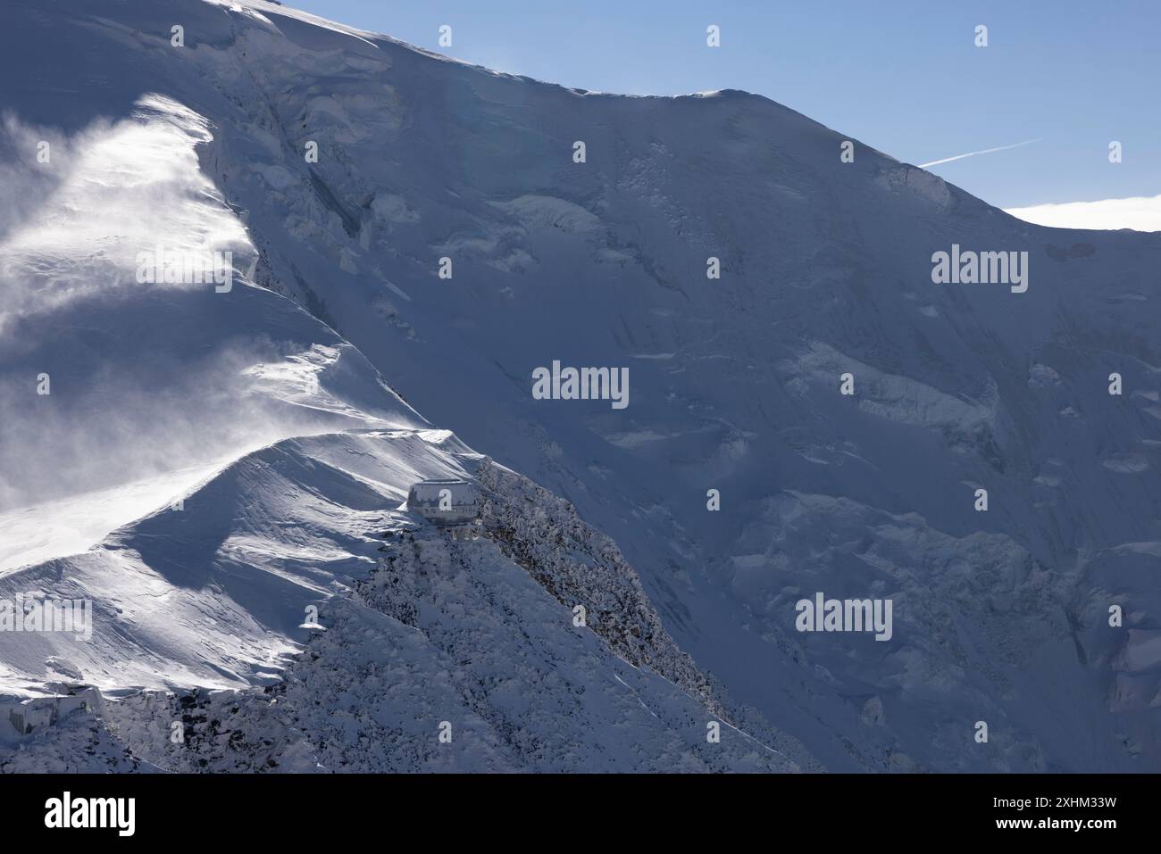 France, Haute-Savoie, Chamonix Mont Blanc, Le refuge du Gouter, (3835 m ...