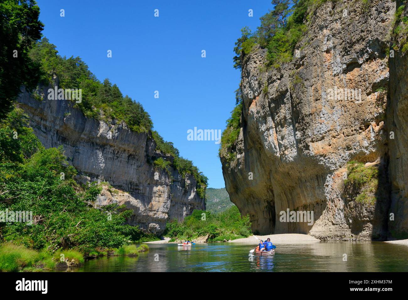 France, Lozere, Gorges du Tarn, surroundings of La Malene, Les Détroits ...
