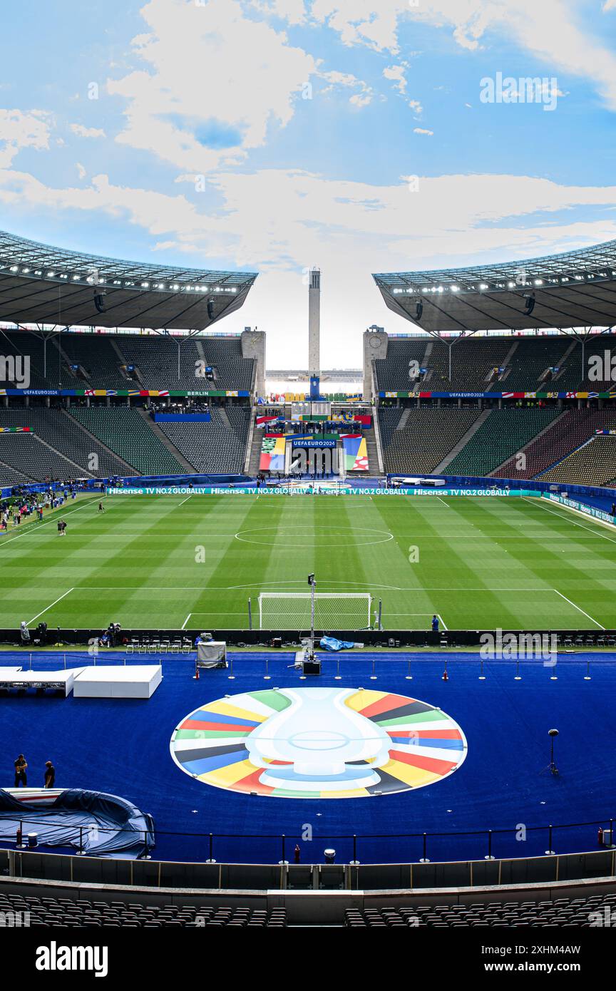 BERLIN, GERMANY - 14 JULY, 2024: The football match of Final EURO 2024 ...