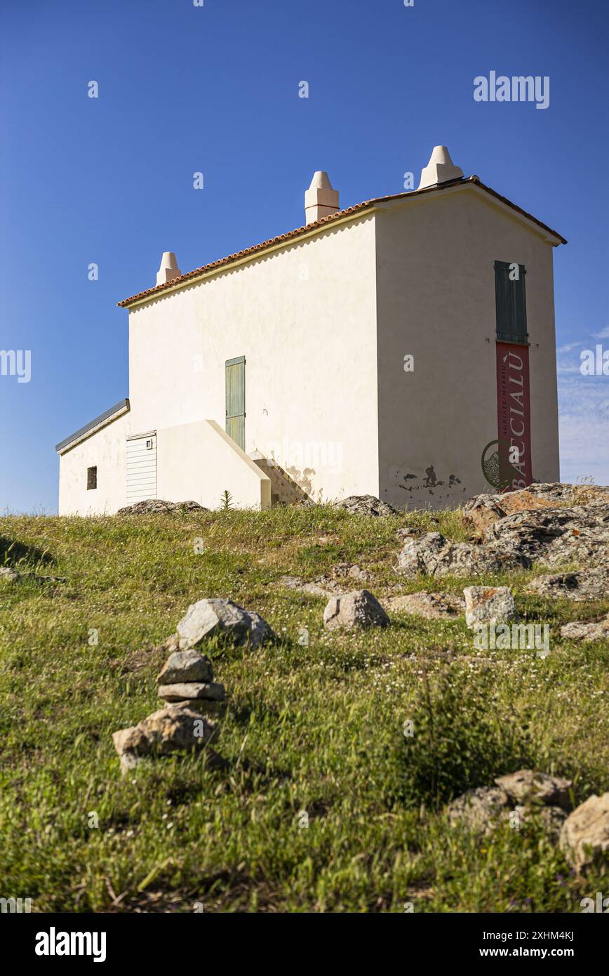 France, Haute Corse, Santo Pietro di Tenda, Agriate, former cantonal ...