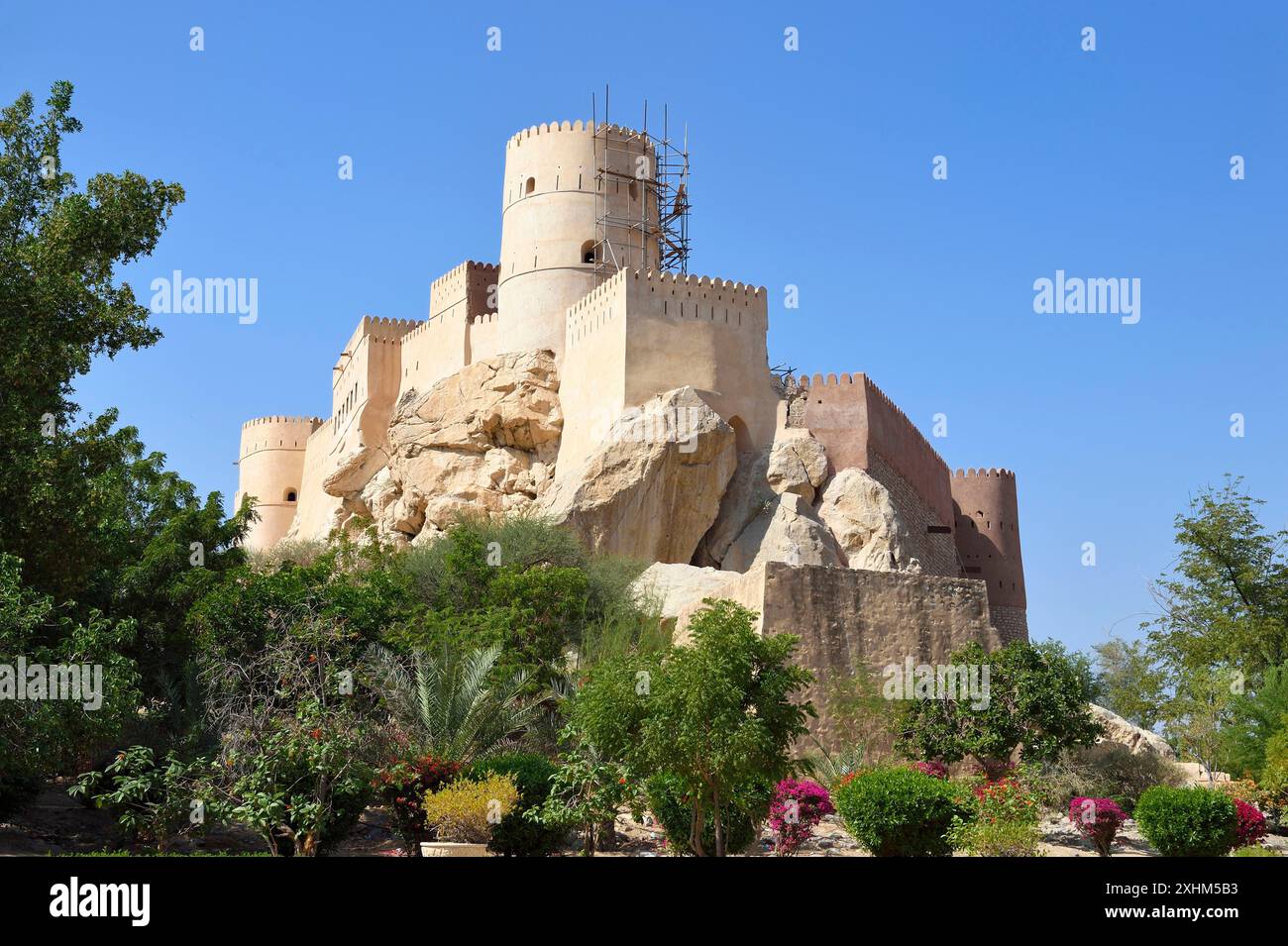 Sultanate of Oman, governorate of Al Batina, Nakhl, Nakhl or Husn Al ...