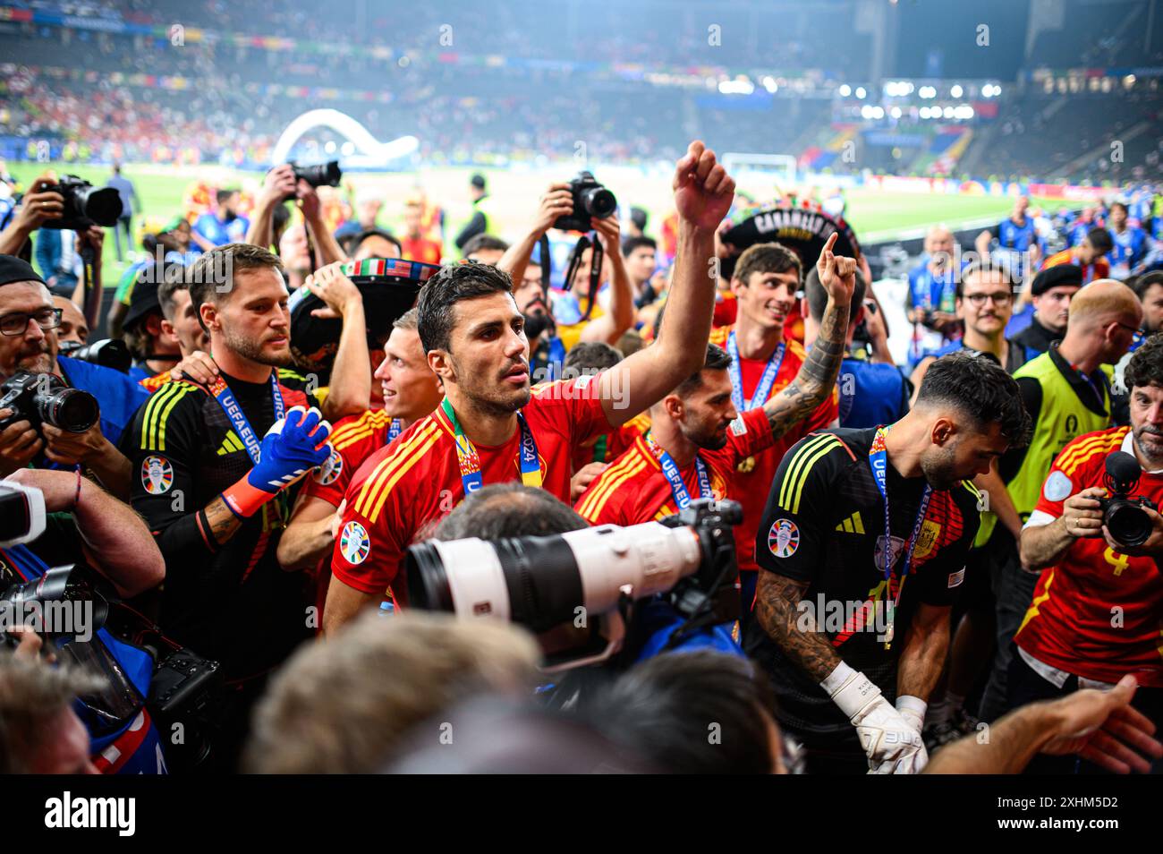 BERLIN, GERMANY - 14 JULY, 2024: Rodri, The football match of Final ...