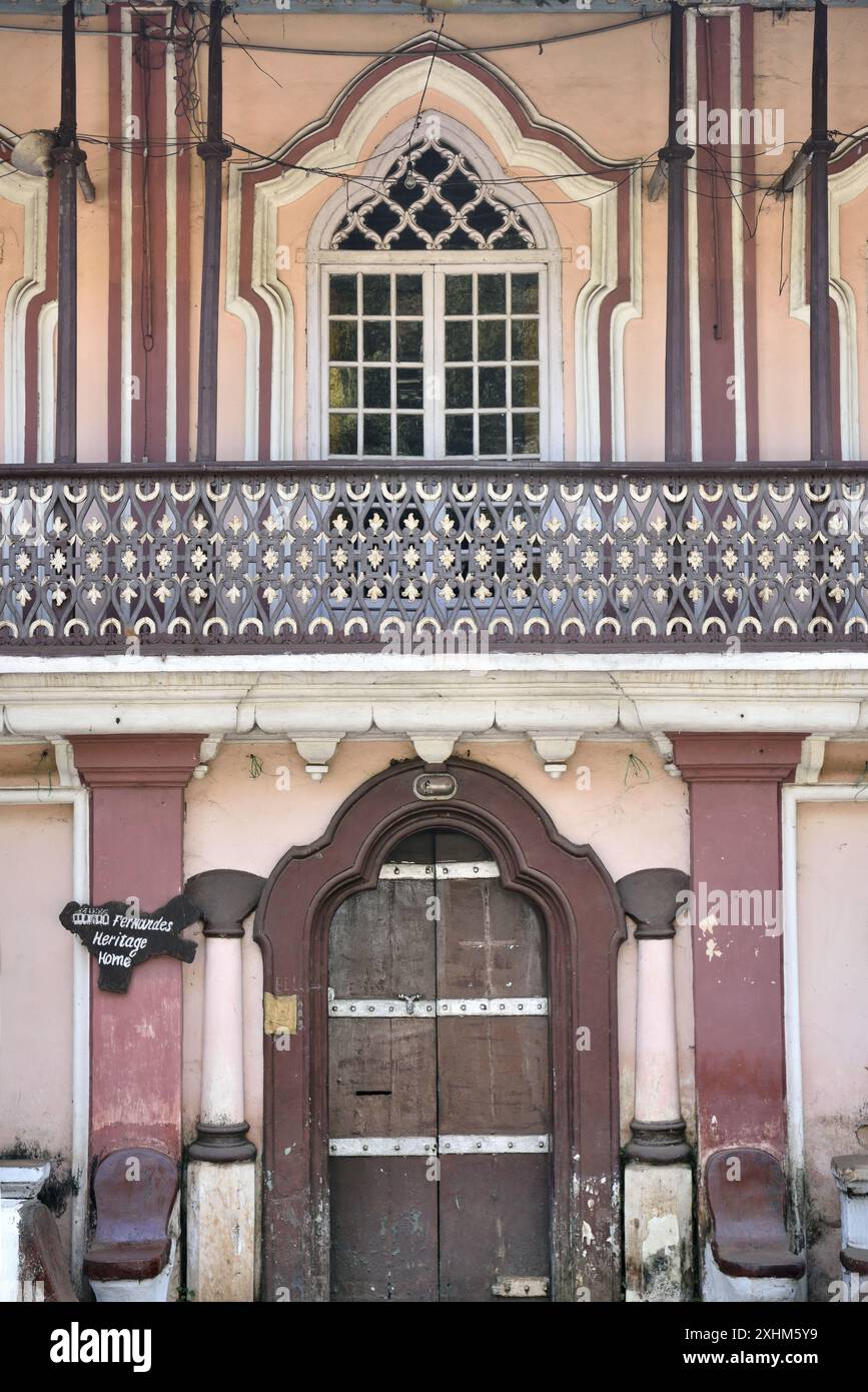 India, Goa, Chandor, Casa Fernandes Stock Photo - Alamy