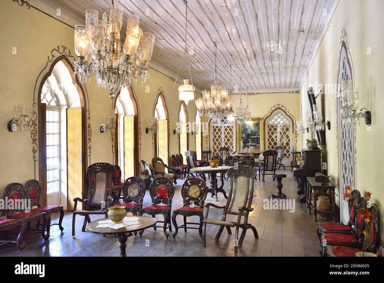 India, Goa, Chandor, Casa Fernandes, The Ballroom Stock Photo - Alamy