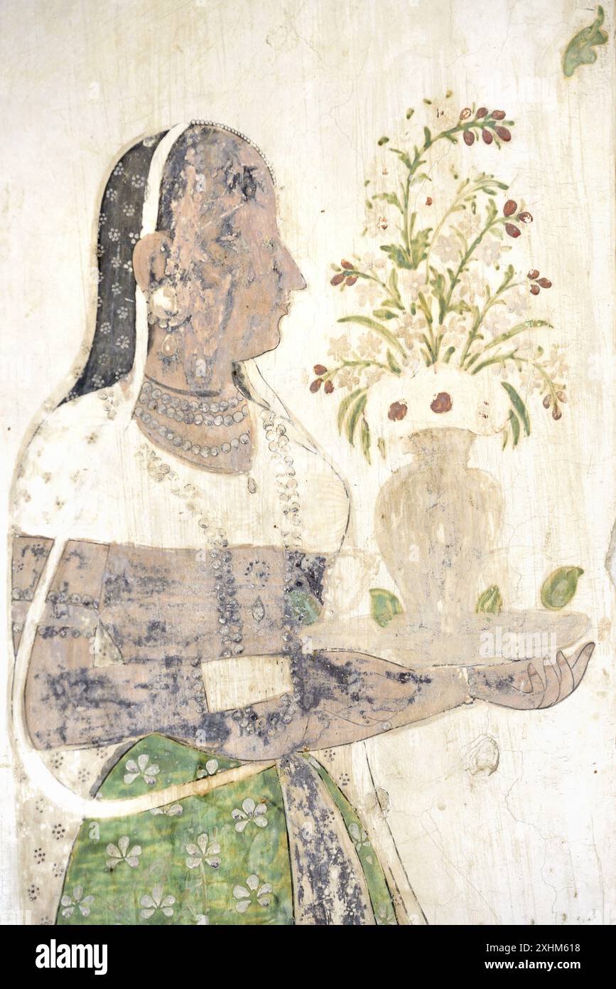 India, Rajasthan, Nagaur fort, Hadi Rani Mahal Stock Photo - Alamy