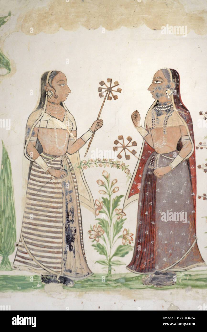 India, Rajasthan, Nagaur fort, Hadi Rani Mahal Stock Photo - Alamy